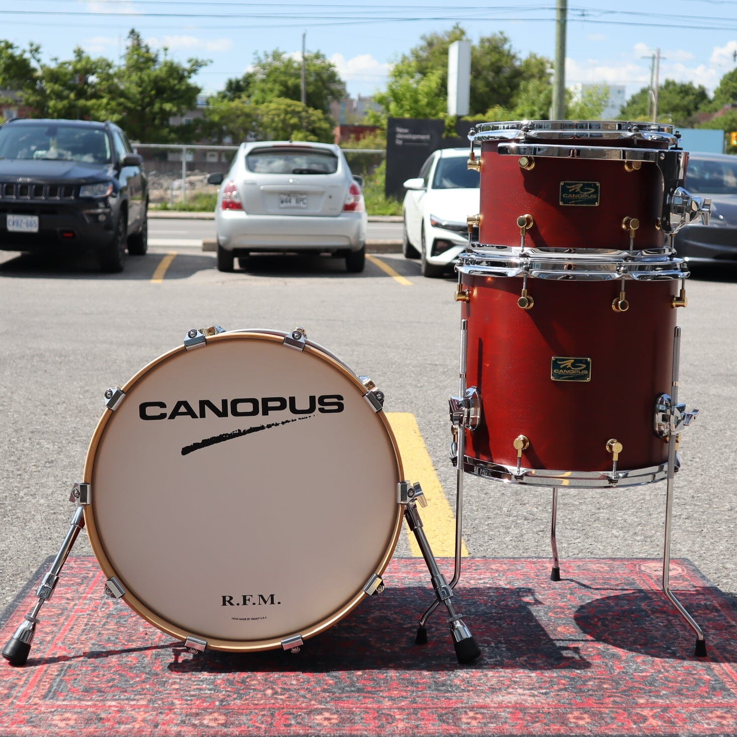 Canopus RFM Bop Kit 18/12/14 Satin Walnut from Canopus