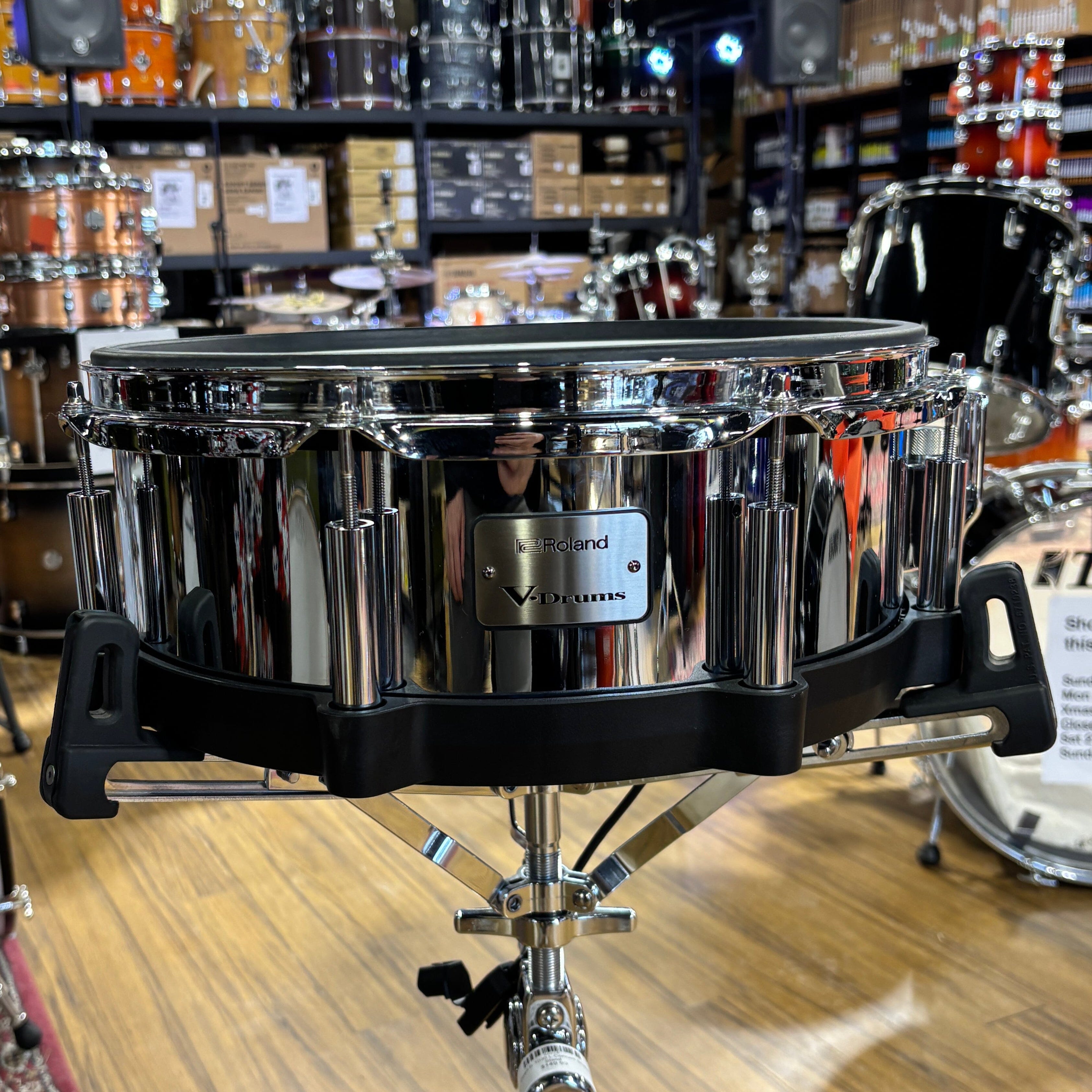 Roland PD14DSX Digital Snare Drum with Throw Off from Roland
