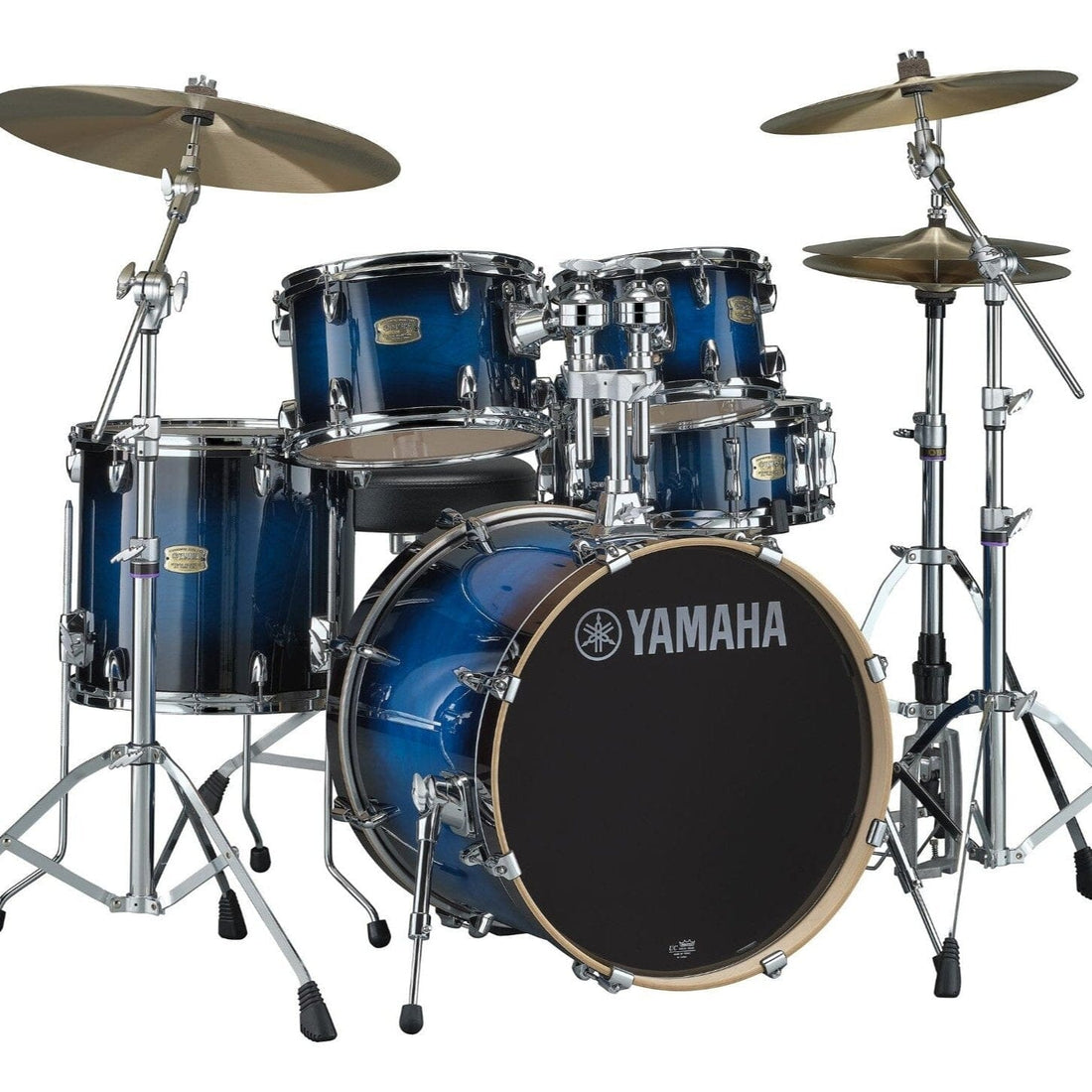 Yamaha Stage Custom Birch 5-Piece Shell Kit, Deep Blue Sunburst ...