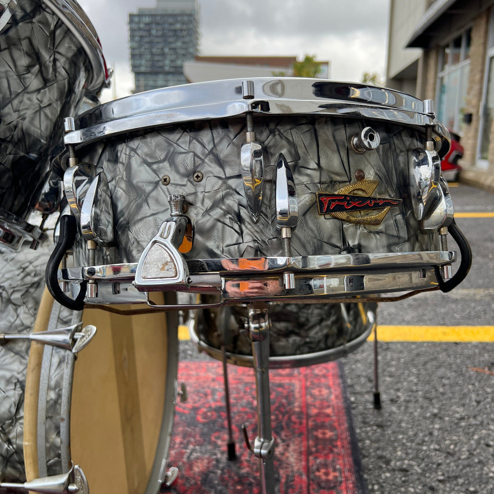 Trixon Luxus 4pc Set 1950s Made in Germany Black Diamond Pearl from Trixon